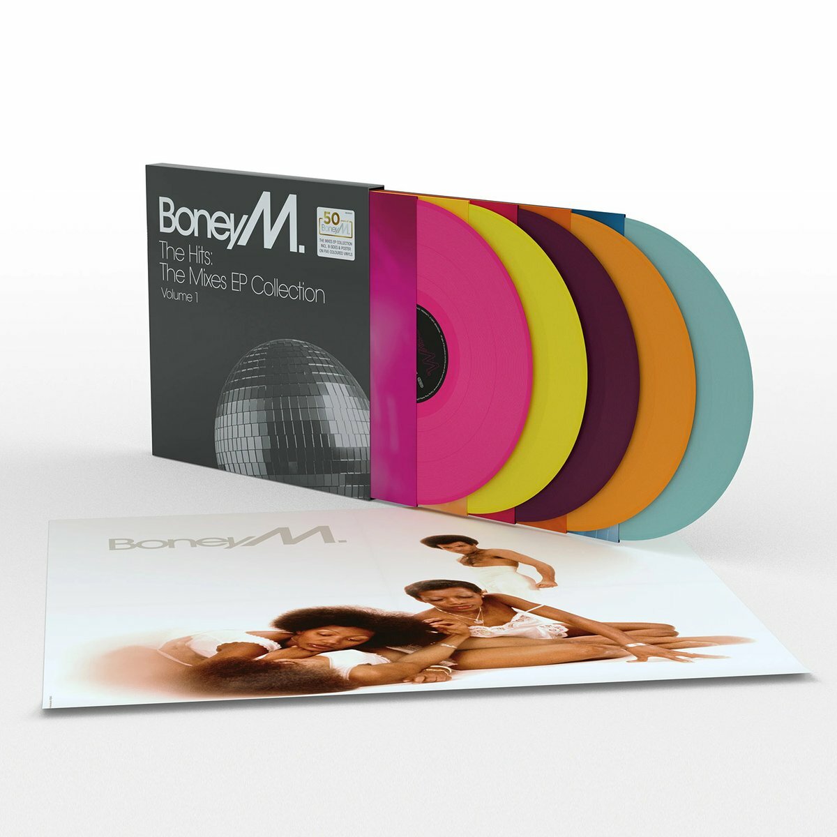 Виниловая пластинка Boney M. - The Hits: The Mixes EP Collection /> 5 x Vinyl, 50 Years Box Set