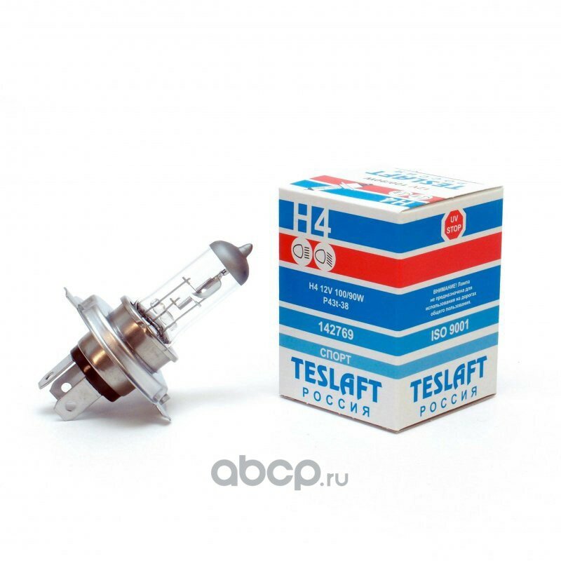 H4 12V-100/90W (P43t) спорт Teslaft 142769, H4
