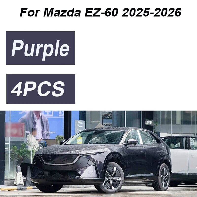 4 шт. автомобильные брызговики для Mazda EZ-60 J90K, аксессуары CX-6e 2025 2026, брызговики, спойлер, расширители крыльев, автомобильные аксессуары