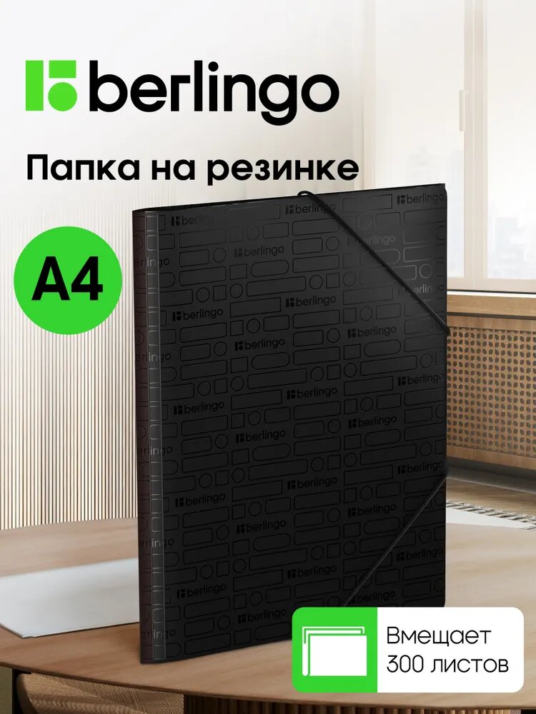 Папка на резинке А4 для бумаг и листов