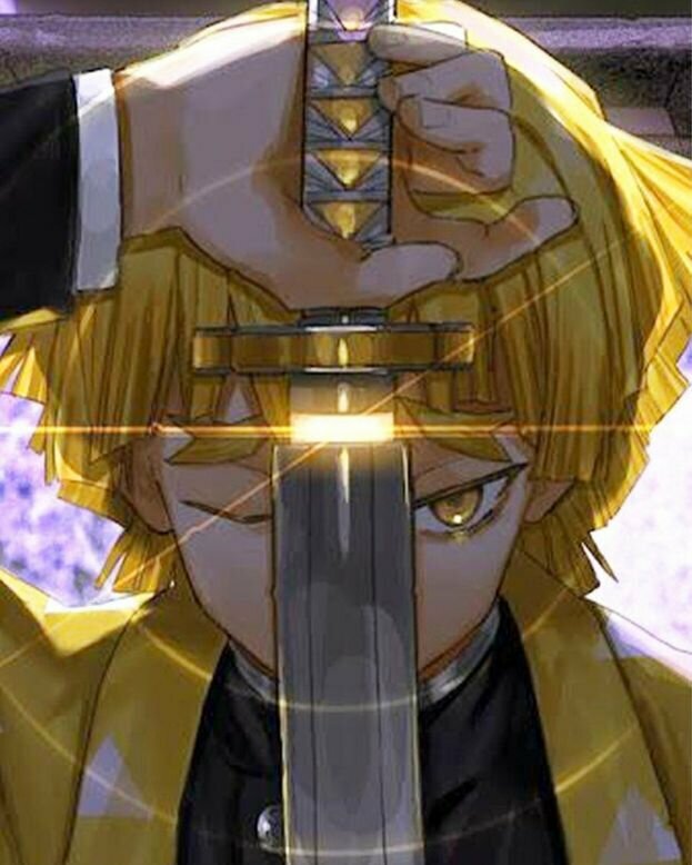 Алмазная мозаика 30х40 см / хлопковый холст Клинок, рассекающий демонов