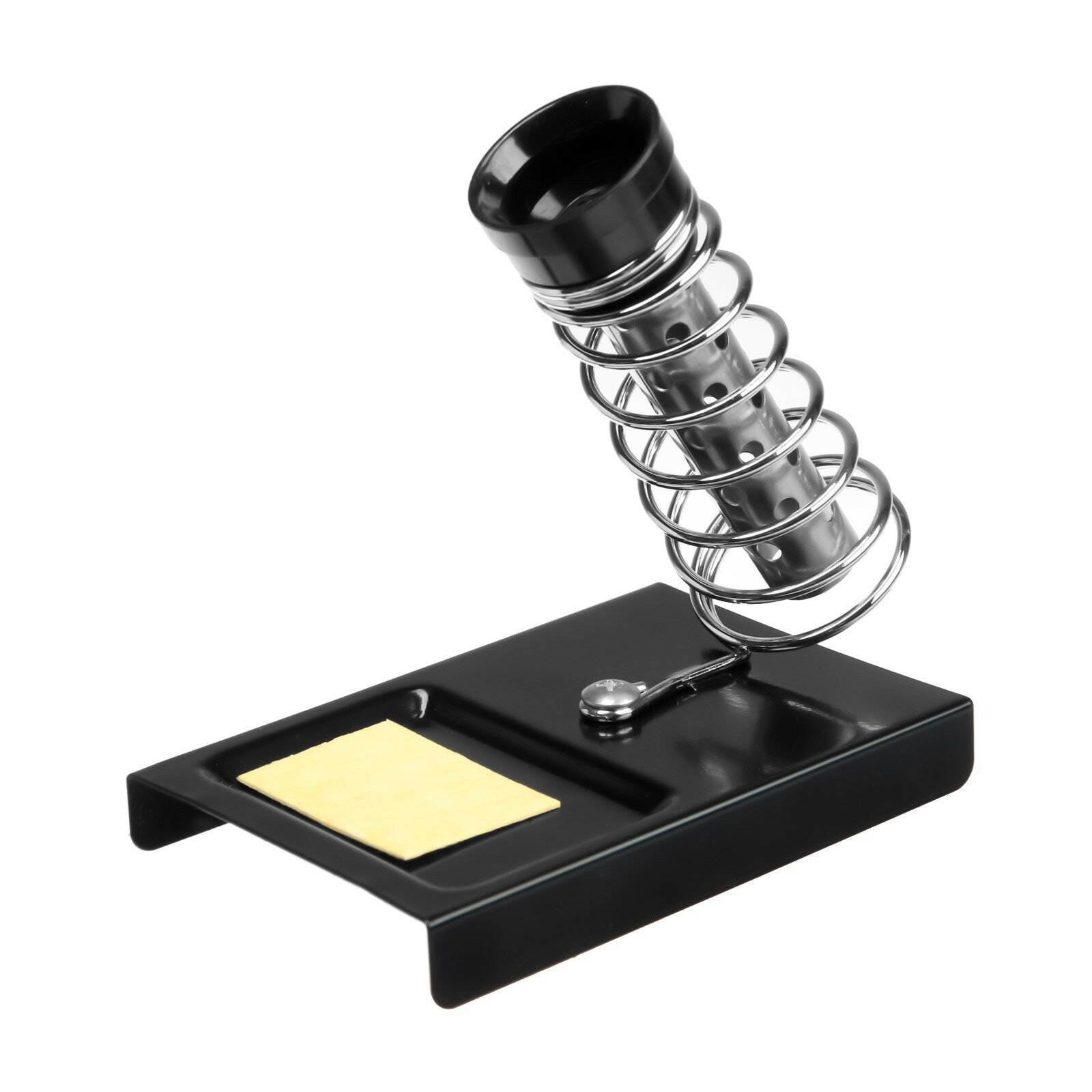 Подставка под паяльник тундра, чугун, прямоугольная ниша, губка, 9098437