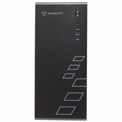 Компьютер Standart 300 128033 (Intel Core i3 10100, 3.6 GHz - 4.3 GHz, 16384 Mb, 480 Gb SSD, Intel UHD Graphics 630, No OS, черный, 128033)