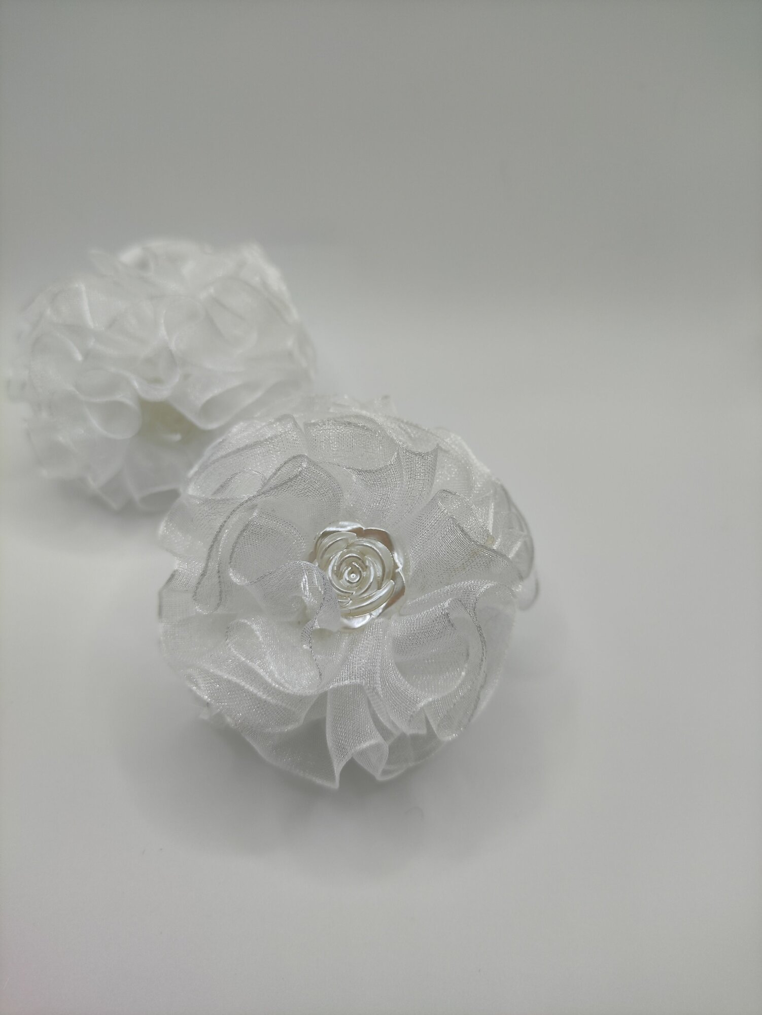 Бант "Пушистик мини" для девочек на резинке