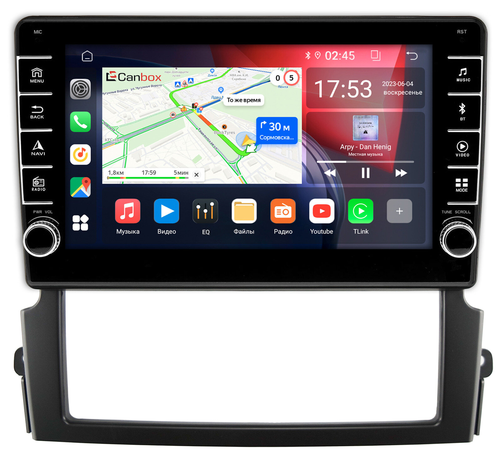Штатная магнитола Kia Sorento 2006-2011 Canbox BGT9-9337 2/32 Android 10 (IPS, DSP, CarPlay)