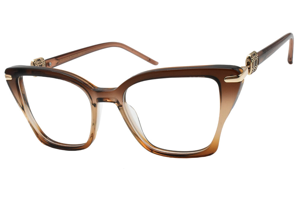 Оправа для очков Enni Marco IV 65-045 07P пол Женский форма оправы Кошачий глаз цвет оправы Коричневый