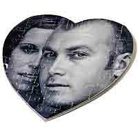 Паззл для термопереноса (190х175) мм 75 элементов "Сердце" (Картон)