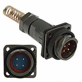 Вилка FQ18- 4pin ZPJ-8 блочно-кабельная