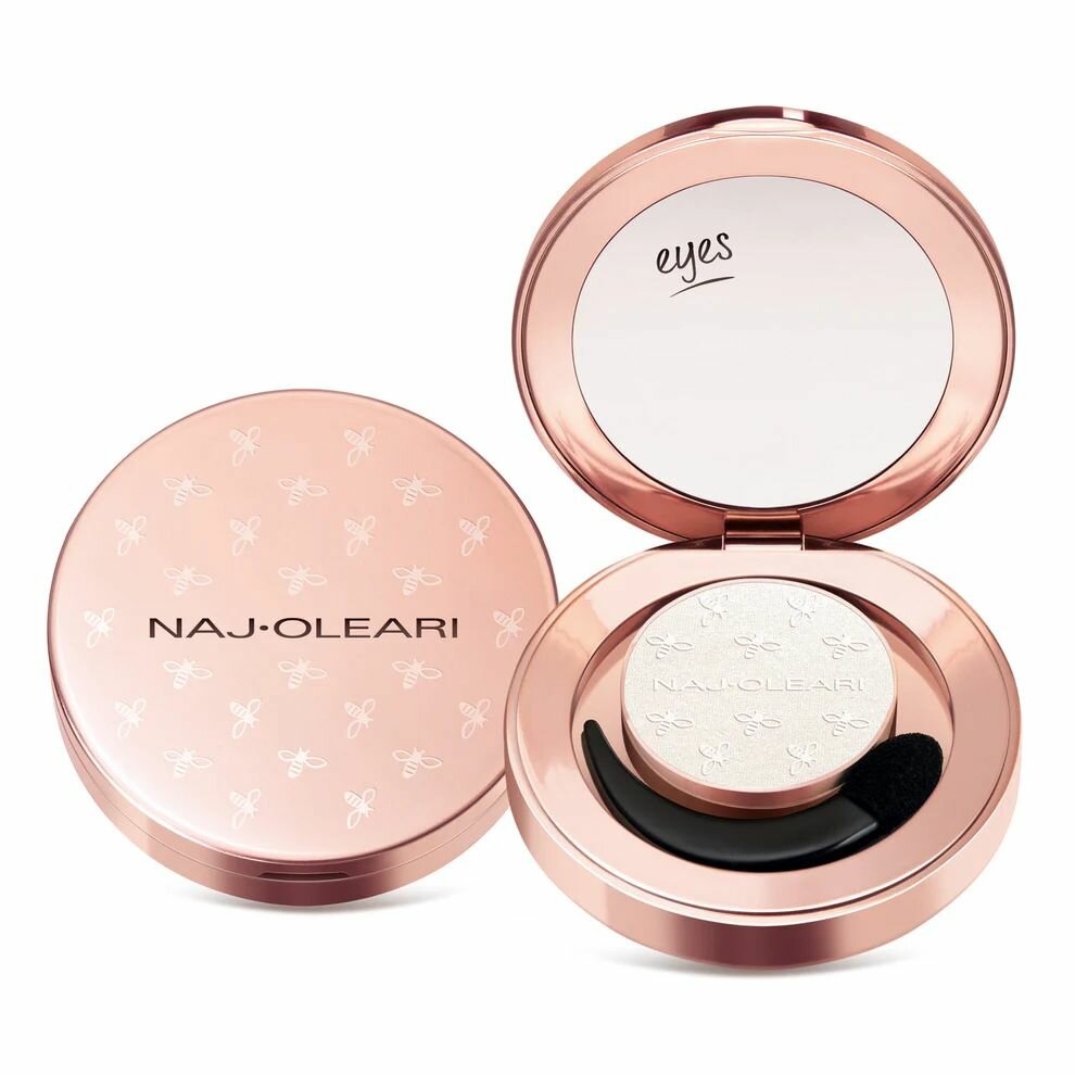 NAJ OLEARI Тени для век Colour Fair Eyeshadow Wet & Dry (01 Pearly Snow)
