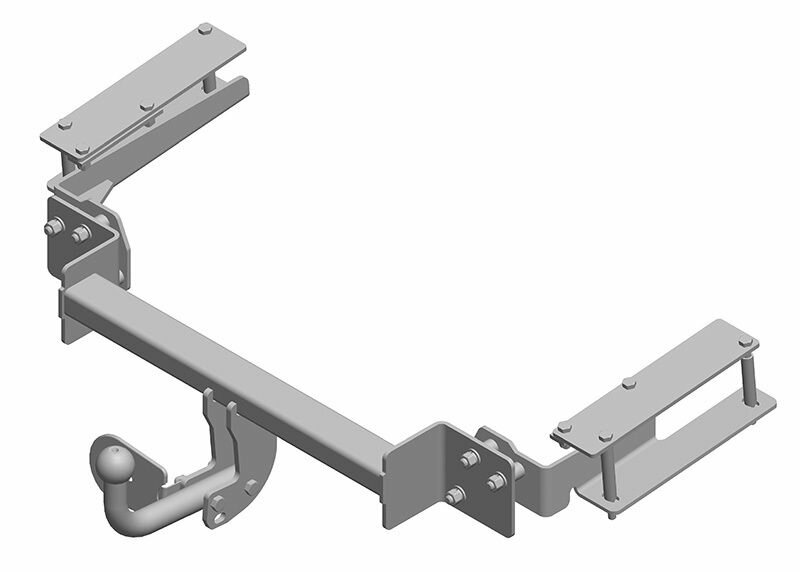 Фаркоп Avtos на SUZUKI SX 4 2WD, седан (2007)(паспорт и сертификат в комплекте)(без электрики)SZ 10 (90x20x16)