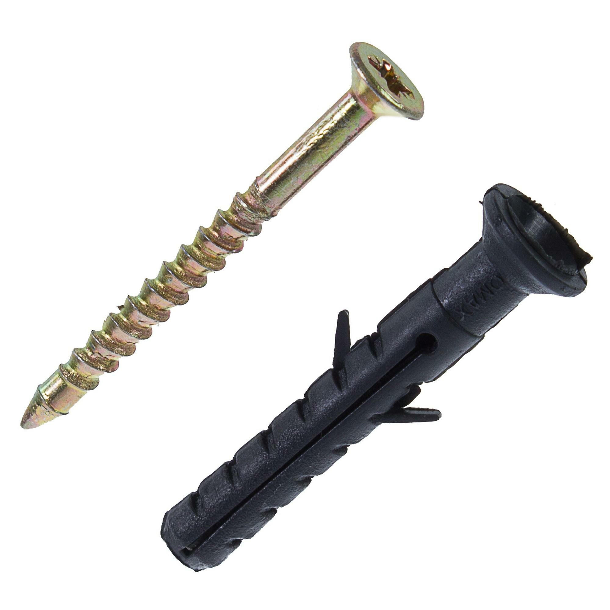 Дюбель Systek с шурупом Пот 6x40, полипропилен/сталь, 600 штук