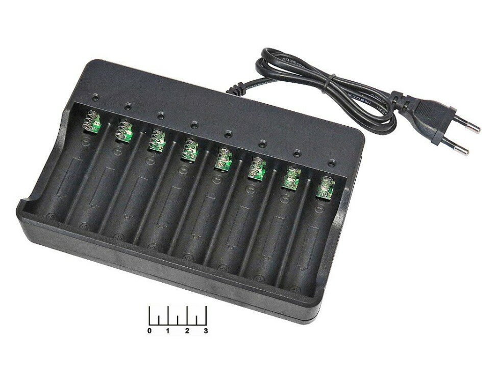 Зарядное устройство для литиевых элементов 4.2V 2.4A 8*18650 HD-088A