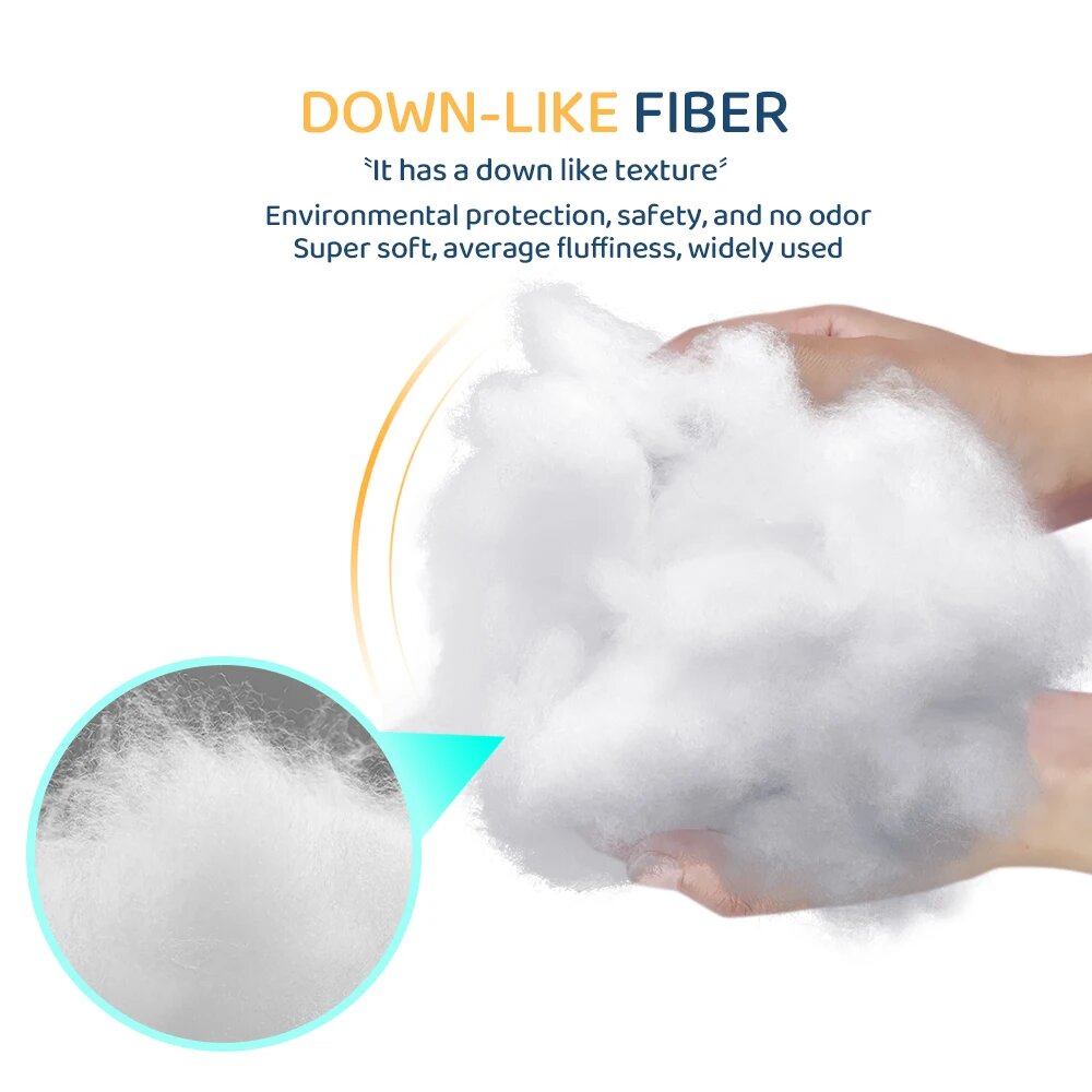 Наполнитель для игрушек из полиэстера Down-like Fiber 100g