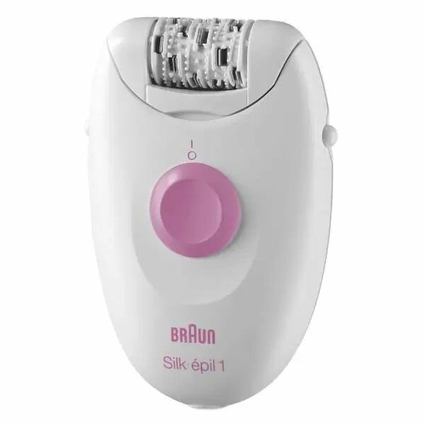 Эпилятор женский Braun Silk-epil 3 SE 3-176 электрический, оборудованный 20 микропинцетами, 1 скорость, от сети, белый/розовый 0