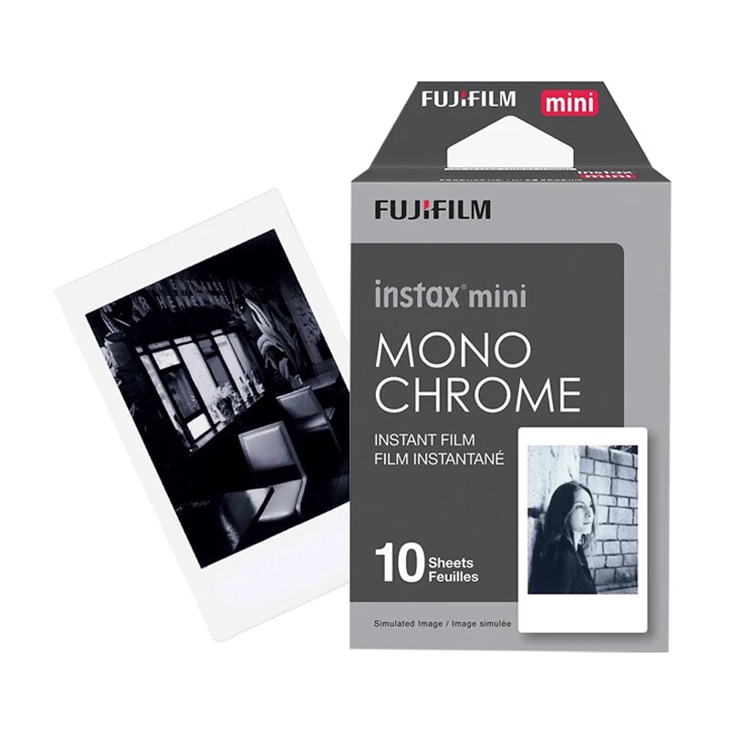 FUJIFILM Instax Mini цветная фотобумага 10 листов Monochrome
