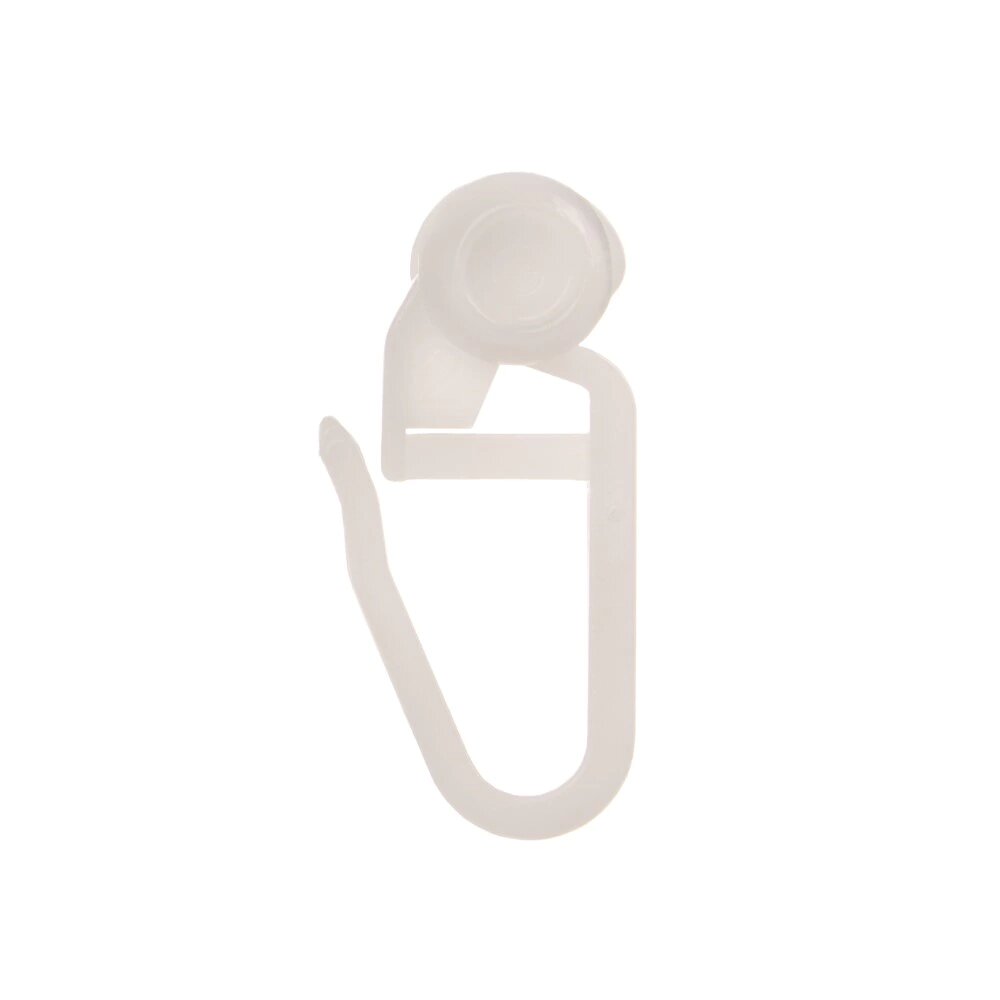 Крючок роликовый NEODECO, для шинного карниза, пластик, белые, упаковка 50 шт