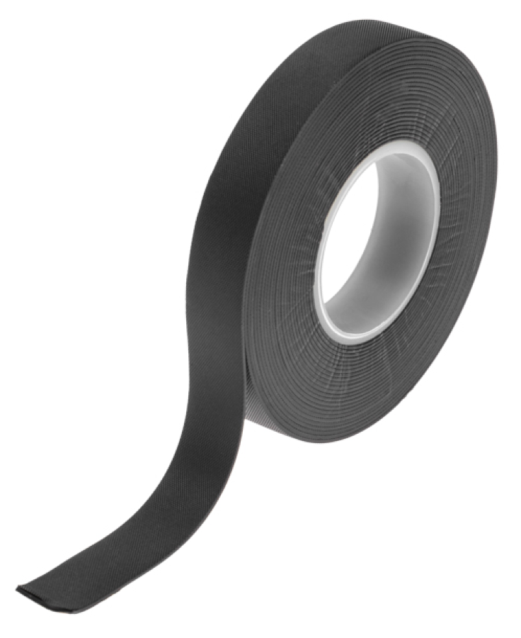 Изолента каучуковая Kranz / Кранз самослипающаяся высоковольтная 0.76x25мм, черная 10м, до 25кВ, KR-09-2513 / защитная лента