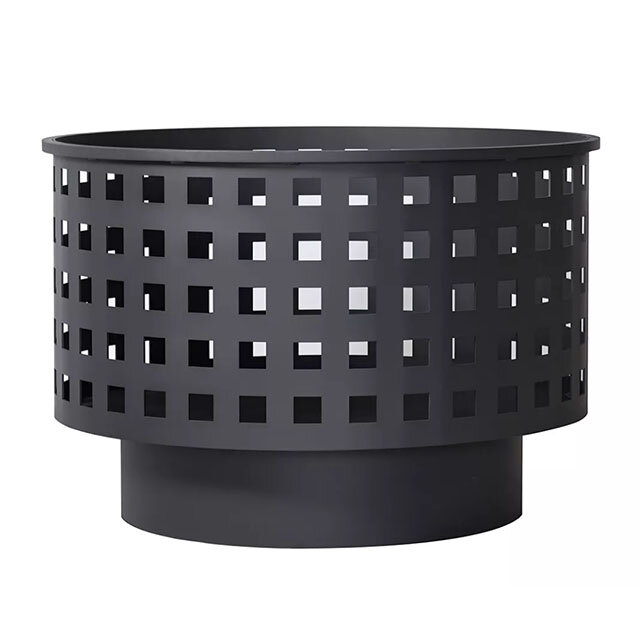 Костровая чаша, модель Очаг - 8, из перфорированной стали, Russia Grill