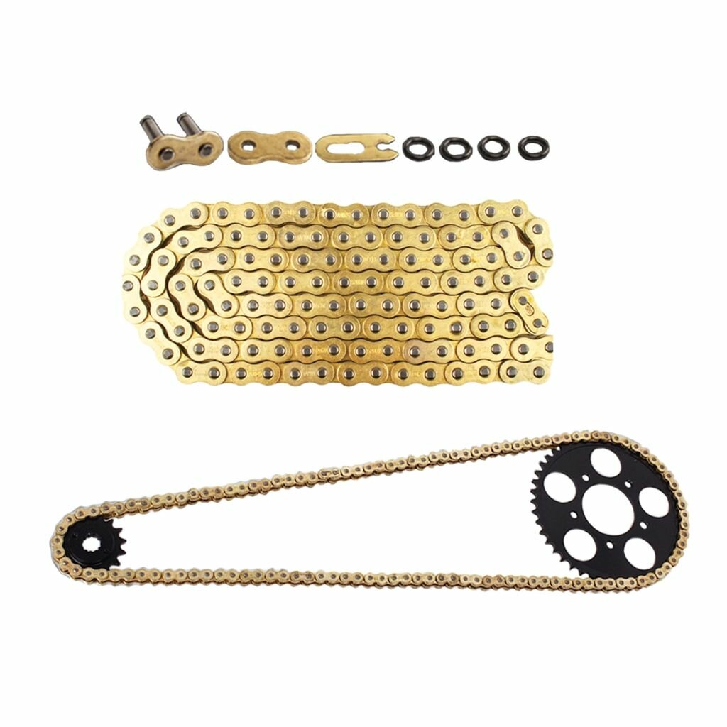 120 136-звенная приводная цепь DID428 DID520 DID525 DID530 Универсальный ролик для мотоциклов, скутеров, велосипедов