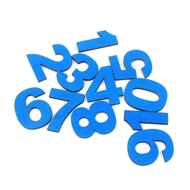 Монтессори Математика Деревянные Цифры 1-10 Детские Игрушки Детские Цифры Обучение Числам Образовательные Дошкольные Тренировки Brinquedos Juguets