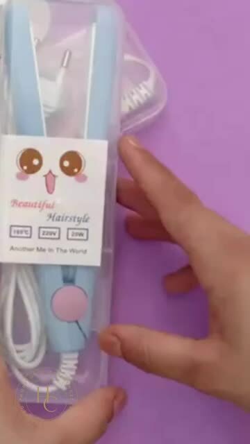 Набор из 2 высококачественных мини-выпрямителей для волос Horizon, мини-утюжков для выпрямления волос, дорожных мини-утюжков для волос, выпрямителей для волос с керамическими пластинами — идеальный вариант для путешествий, подарков и прогулок.