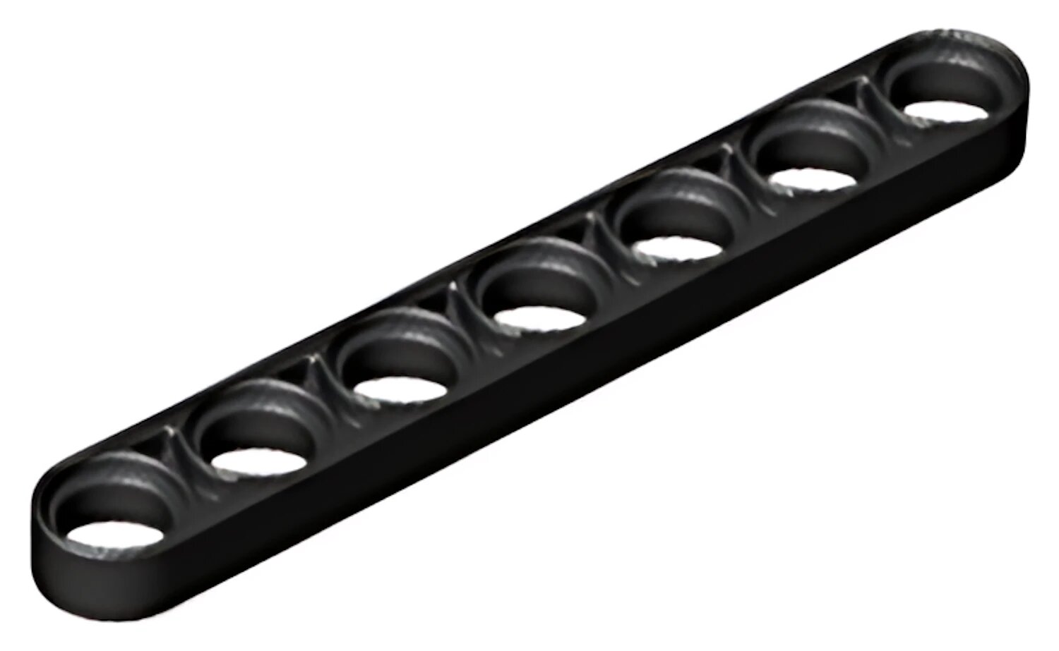 Деталь LEGO Technic, Liftarm Thin 1 x 7 32065 (58486) Black N