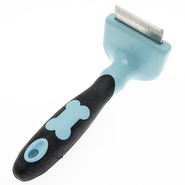 Расческа для животных Jack&King фурминатор, 4,6 см, на блистере, голубая