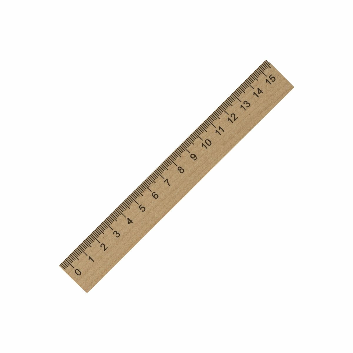 Линейка 15см Выбор есть ЛД15, деревянная (2119424), 50шт.