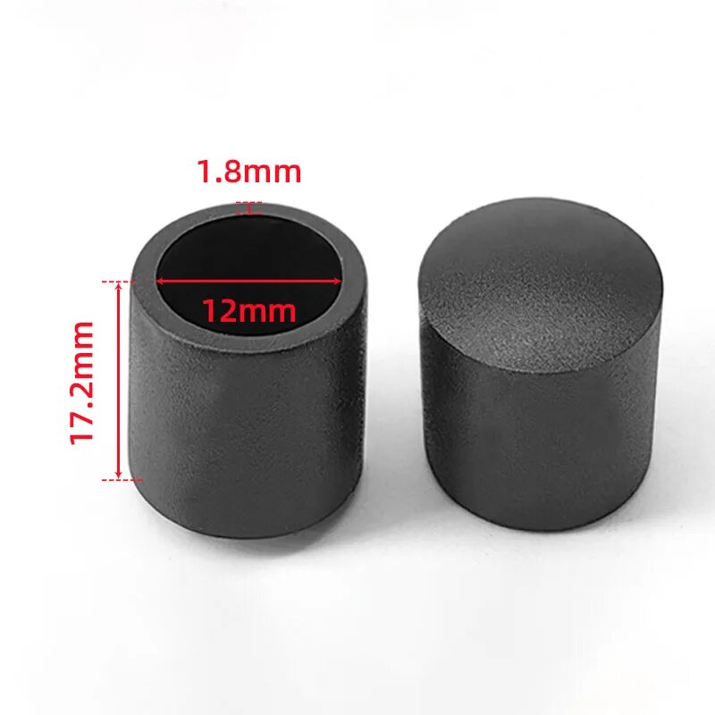6 мм-60 мм мебельный стол, наконечник для ног, ножки стула, силиконовая накладка, защитная крышка, круглая черная резиновая заглушка для труб, крышка, защита отверстия для трубки