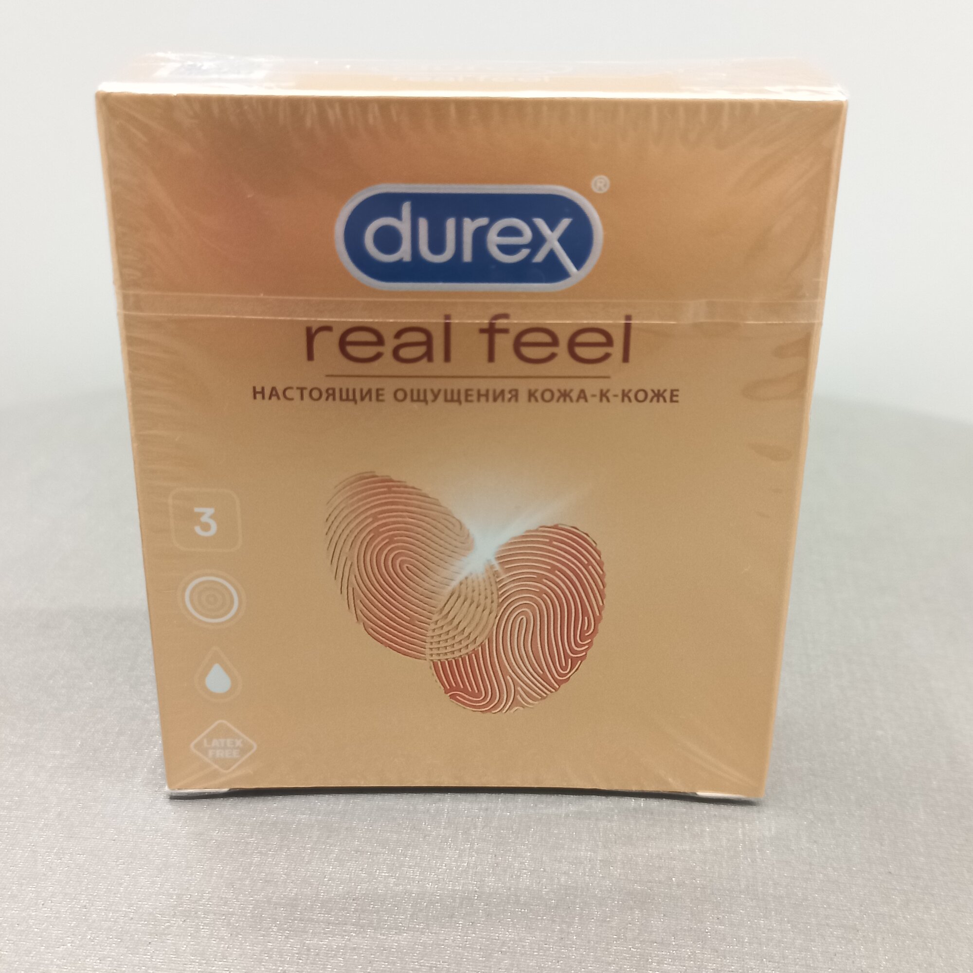 Презервативы Durex RealFeel для естественных ощущений, 3 шт.