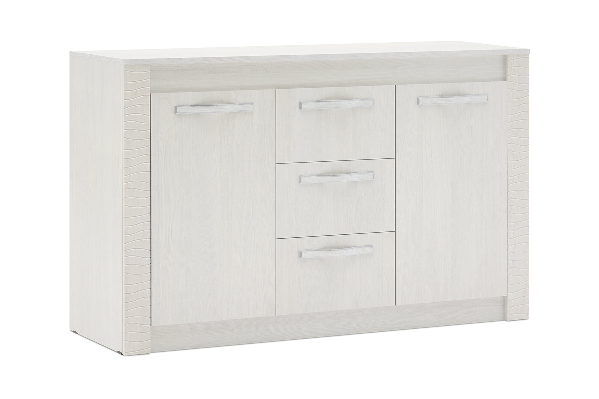 Комод для одежды с полками Нонтон Монако, ясень белый, 136х46х85 см