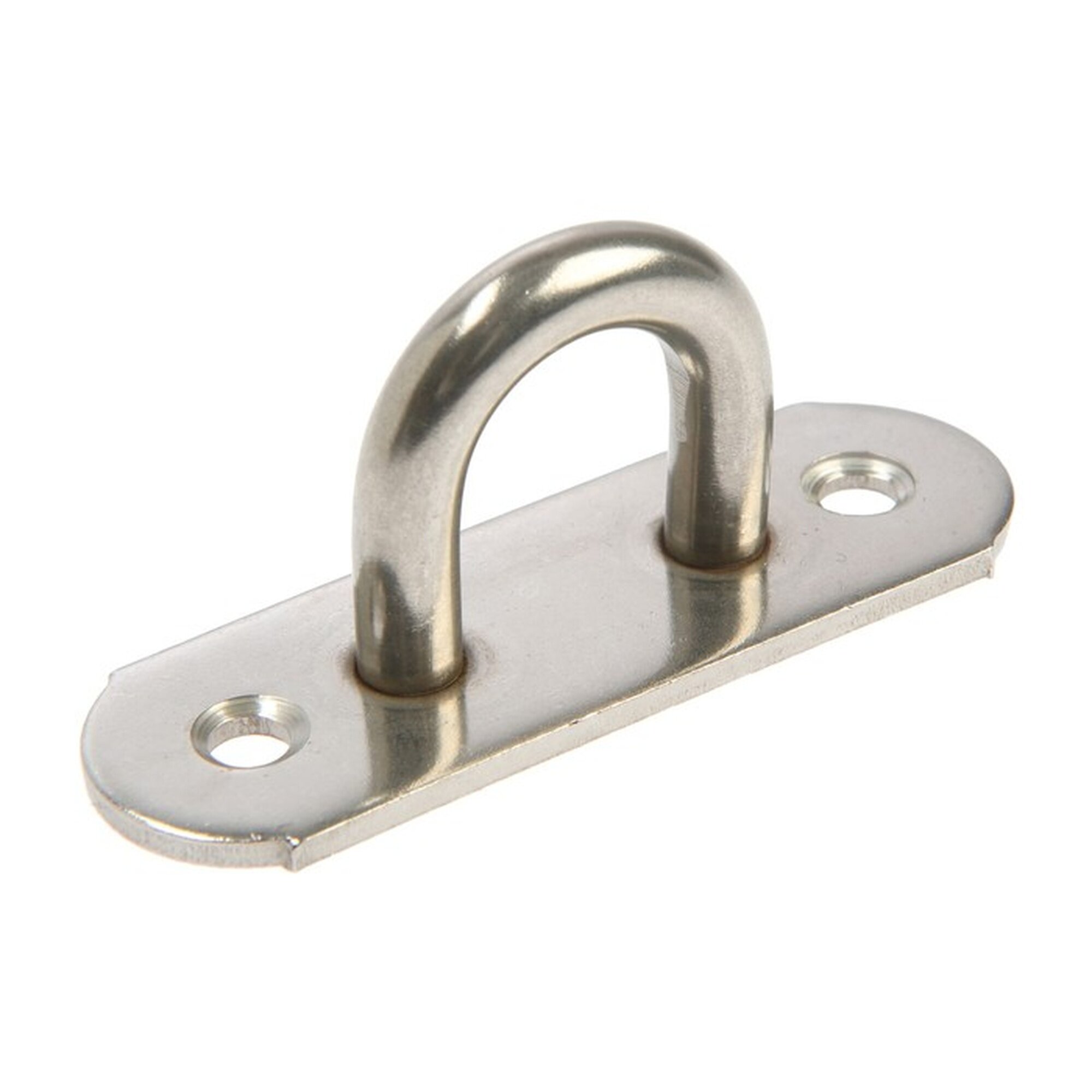 Кронштейн тундра для крепление троссов, нержавеющая сталь, серебристый, 3,5 см