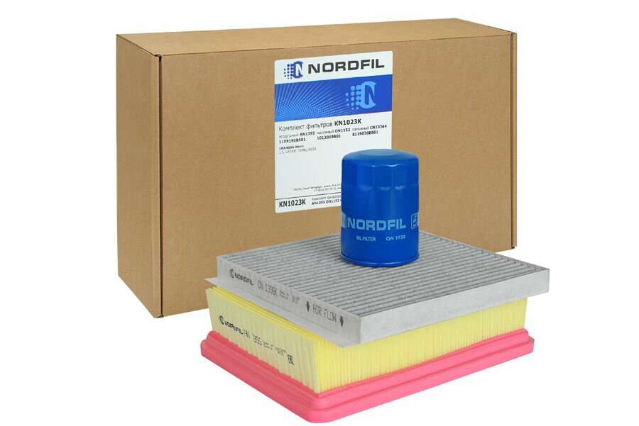 Комплект фильтров (воздушный + масляный + салона угольный) CHANGAN Alsvin