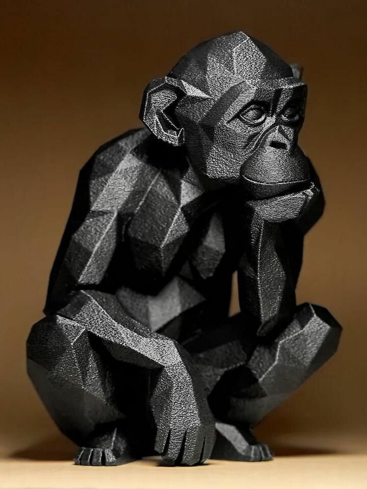 Статуэтка вдумчивой обезьяны