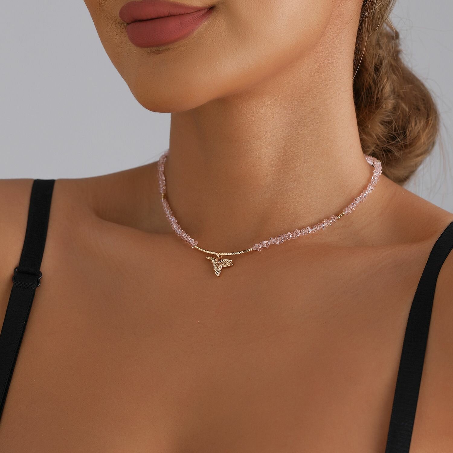 Чокер, стекло