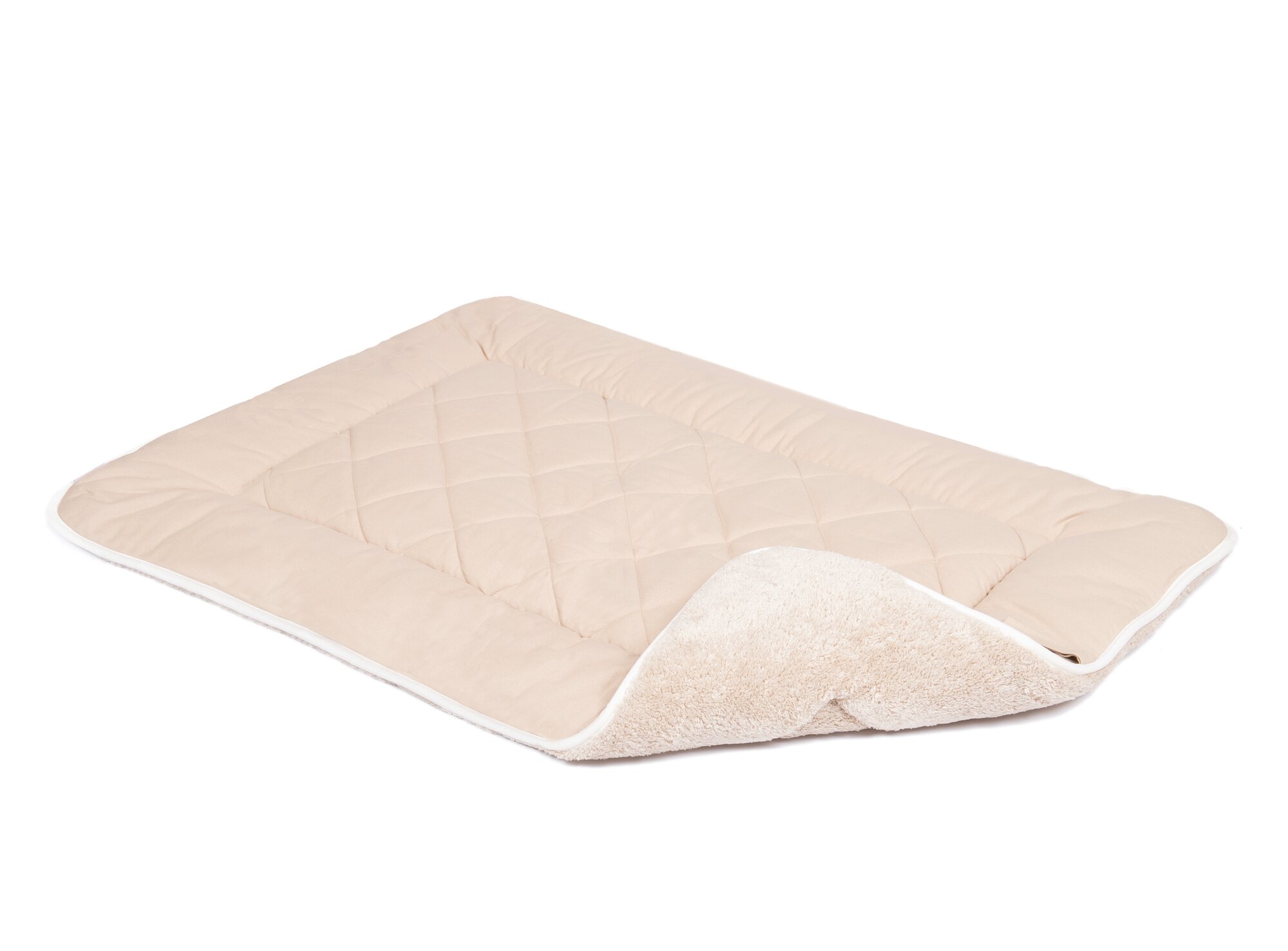 DOG GONE SMART, Нано-подстилка с меховой отделкой "Sleeper Cushion L", бежевая, 60х86 см, 7366
