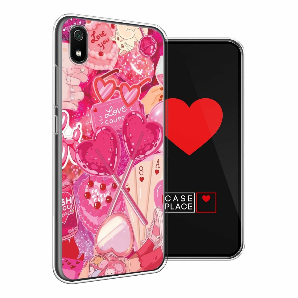 Чехол на Xiaomi Redmi 7A / Сяоми Редми 7А с принтом "Love coupon - 14 февраля" — фото 1