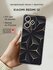 Чехол на Xiaomi Redmi 12 / Сяоми Редми 12 с принтом "Черные полигоны"