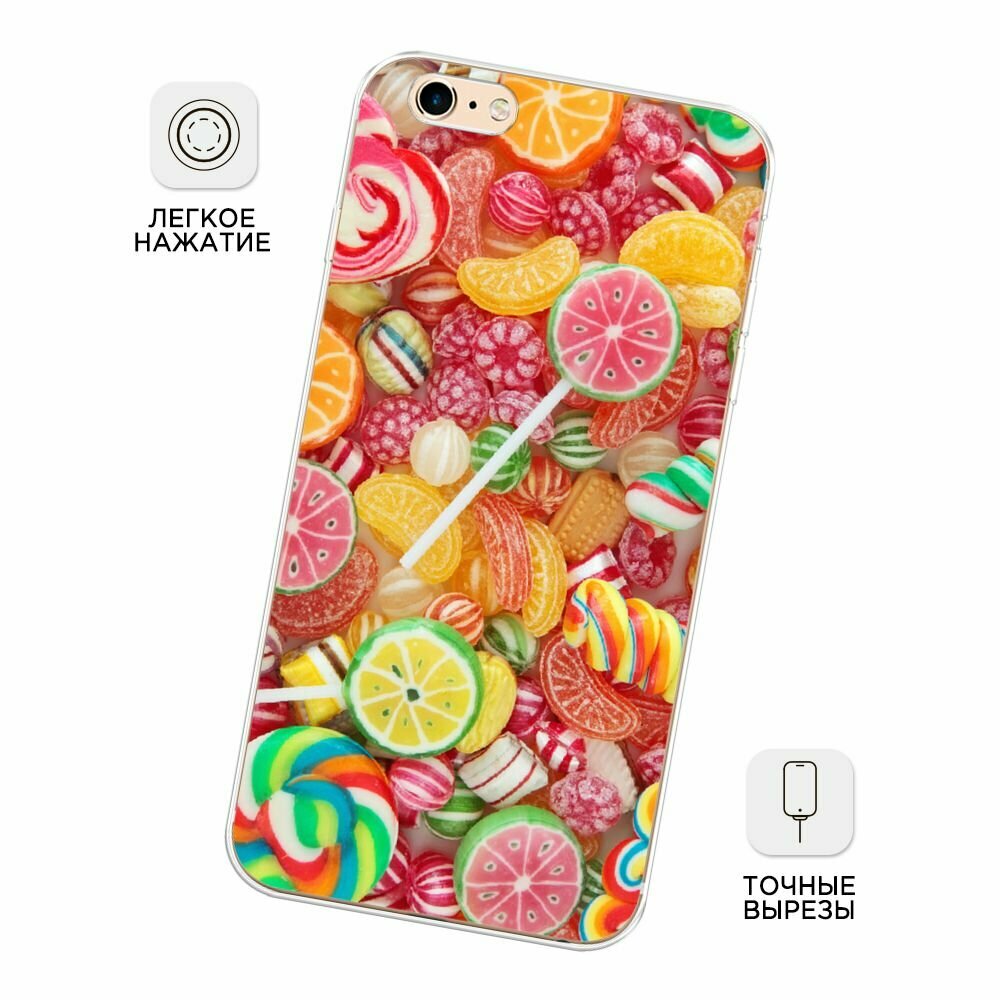 Чехол на Apple iPhone 6 Plus/6S Plus / Айфон 6 Плюс/Айфон 6С Плюс с принтом Вкусняшки — фото 1