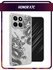 Чехол на Honor X7c / Хонор X7c с принтом "Два китайских дракона", прозрачный