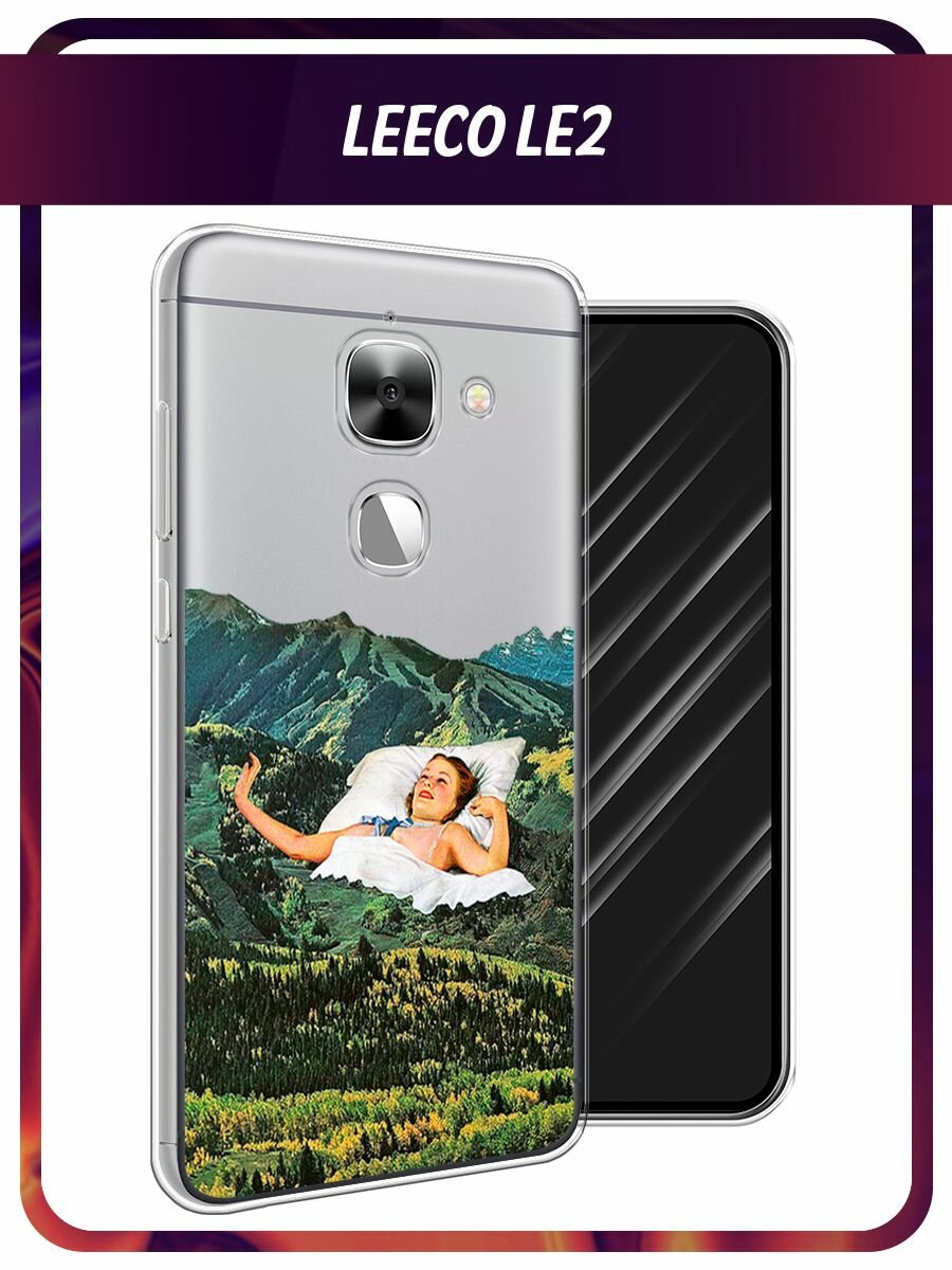 Чехол на LeEco Le 2/2 pro / Лееко Ле 2/2 про с принтом Good morning, my darling, прозрачный