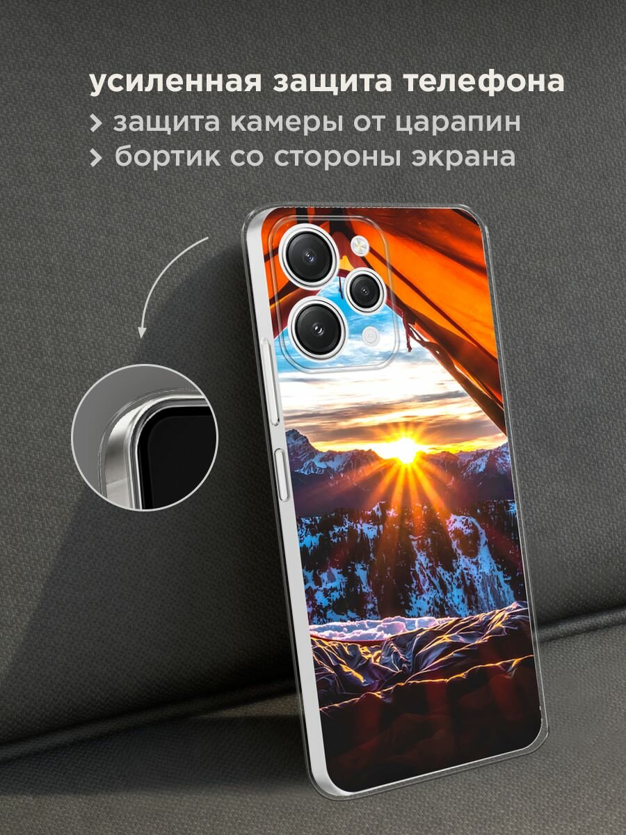 Чехол на Xiaomi Redmi 12 / Сяоми Редми 12 с принтом "Горы 7" — фото 1