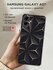 Чехол на Samsung Galaxy A07 / Самсунг А07 с принтом "Черные полигоны"