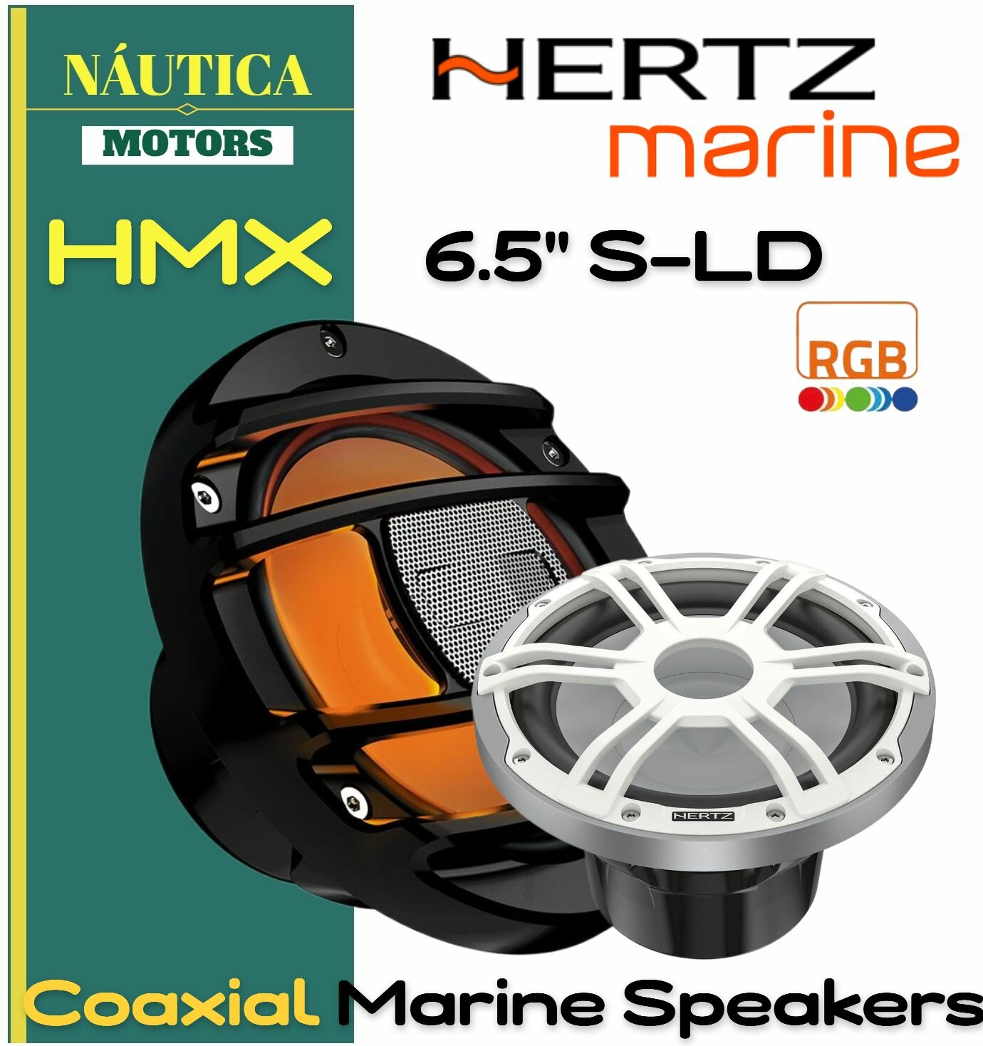 HERTZ Морские акустические системы HMX 6.5 S-LD-SW-6.5" SPORTS -TOTAL WHITE