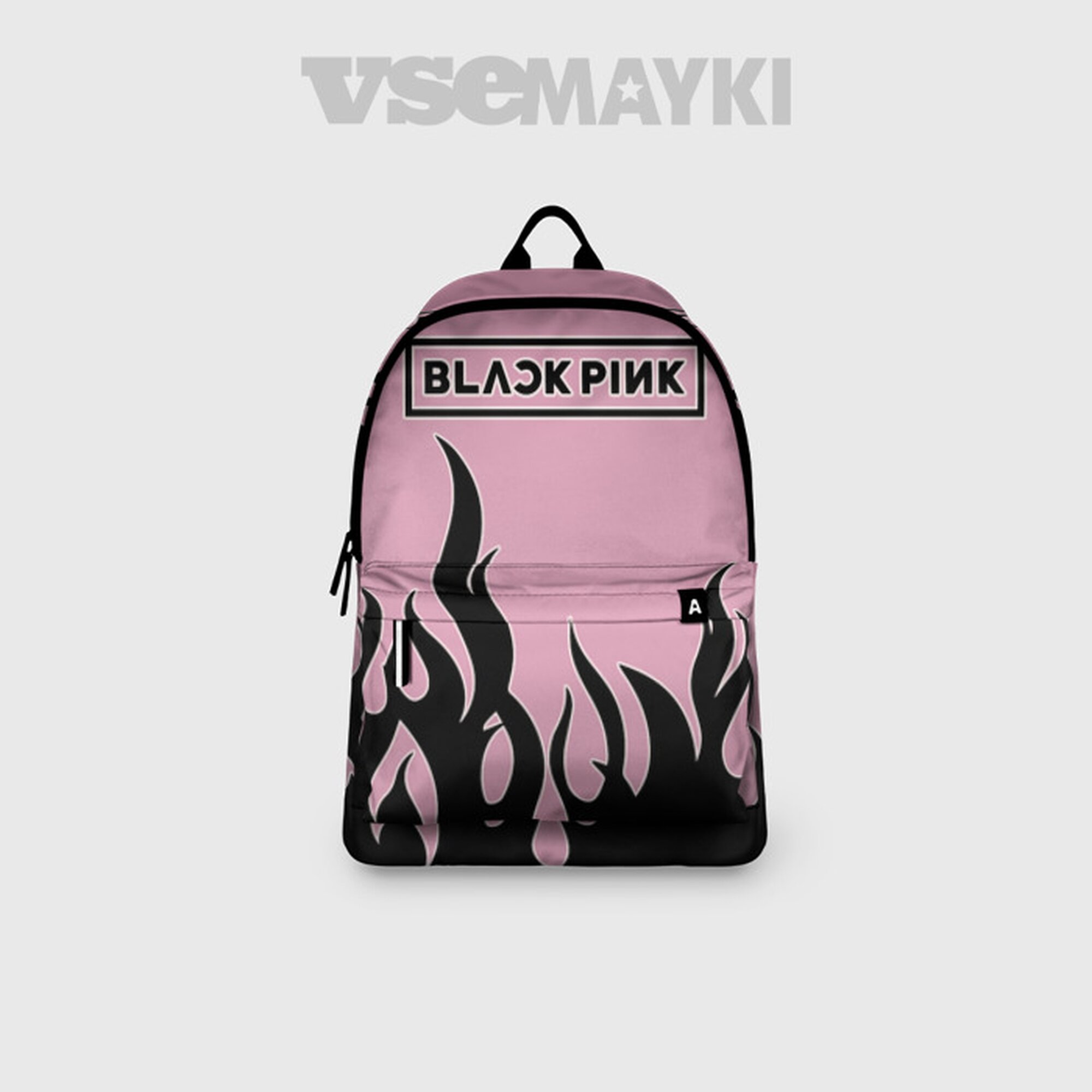 Рюкзак VseMayki с принтом Blackpink, унисекс, One size, белый