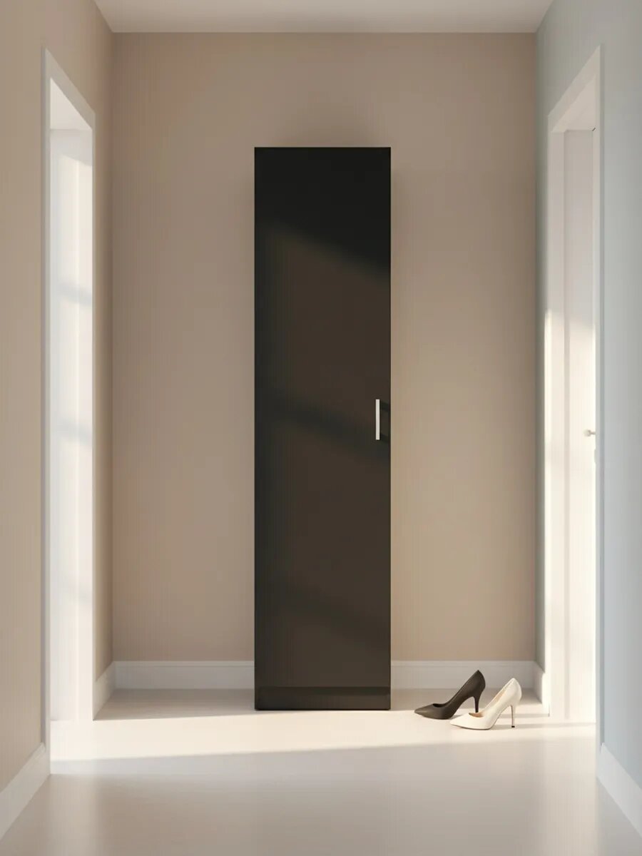 Шкаф пенал FRESTER распашной с полками для одежды в прихожую, от производителя