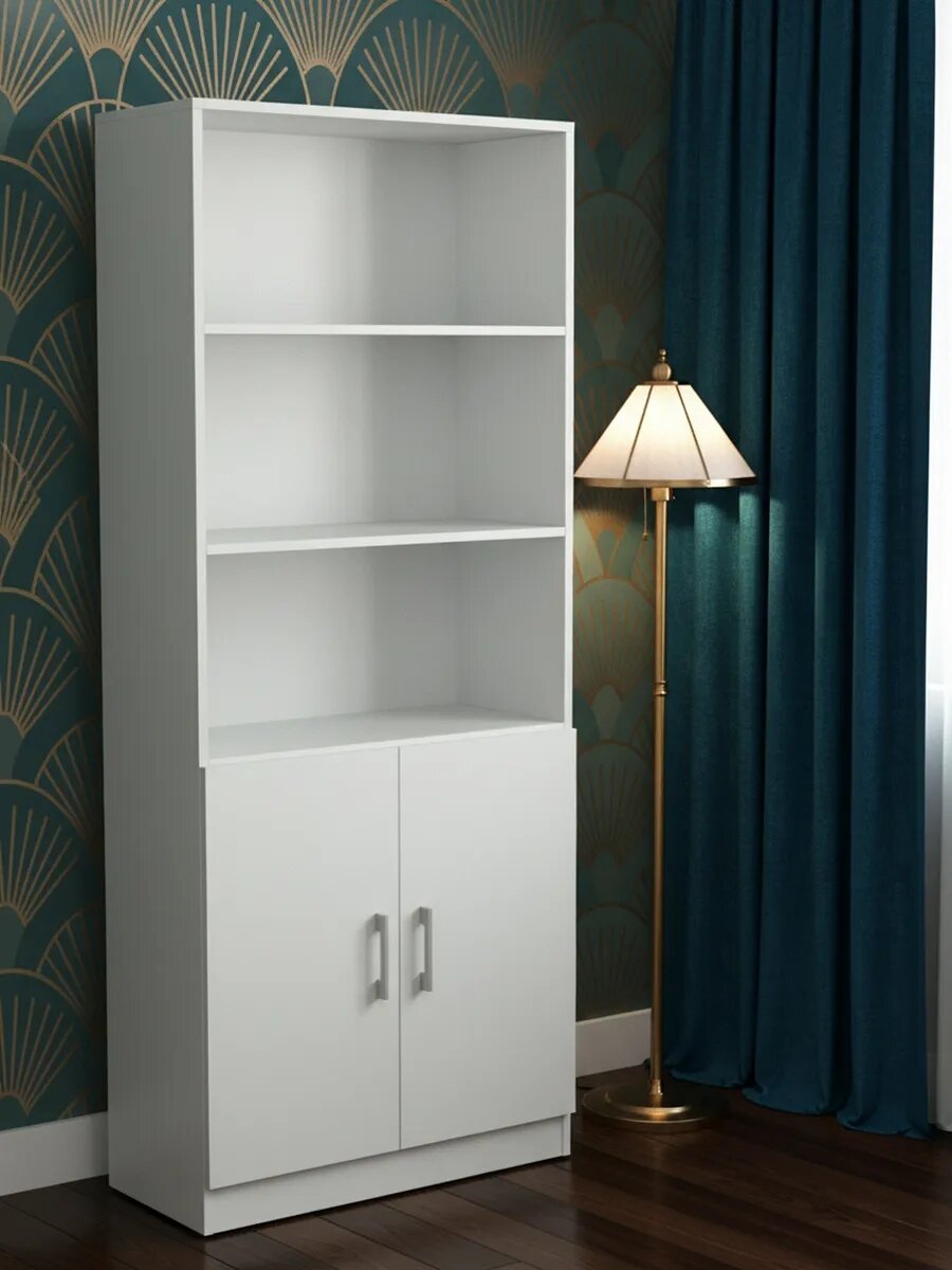 Деревянный шкаф FRESTER на балкон в спальню распашной с полками, от производителя