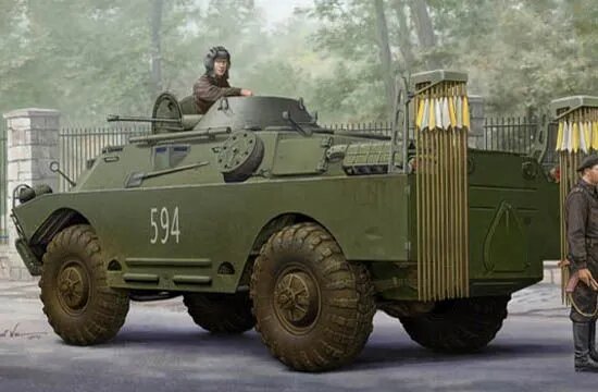 1/35 Российский аппарат рхбз (ранняя модель) для ядерной, биологической и химической разведки. Сборочная модель