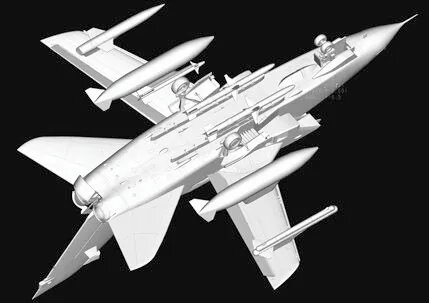 Сборная модель 1/48 Торнадо ECR Самолеты Военный самолет с тигровой раскраской — фото 1