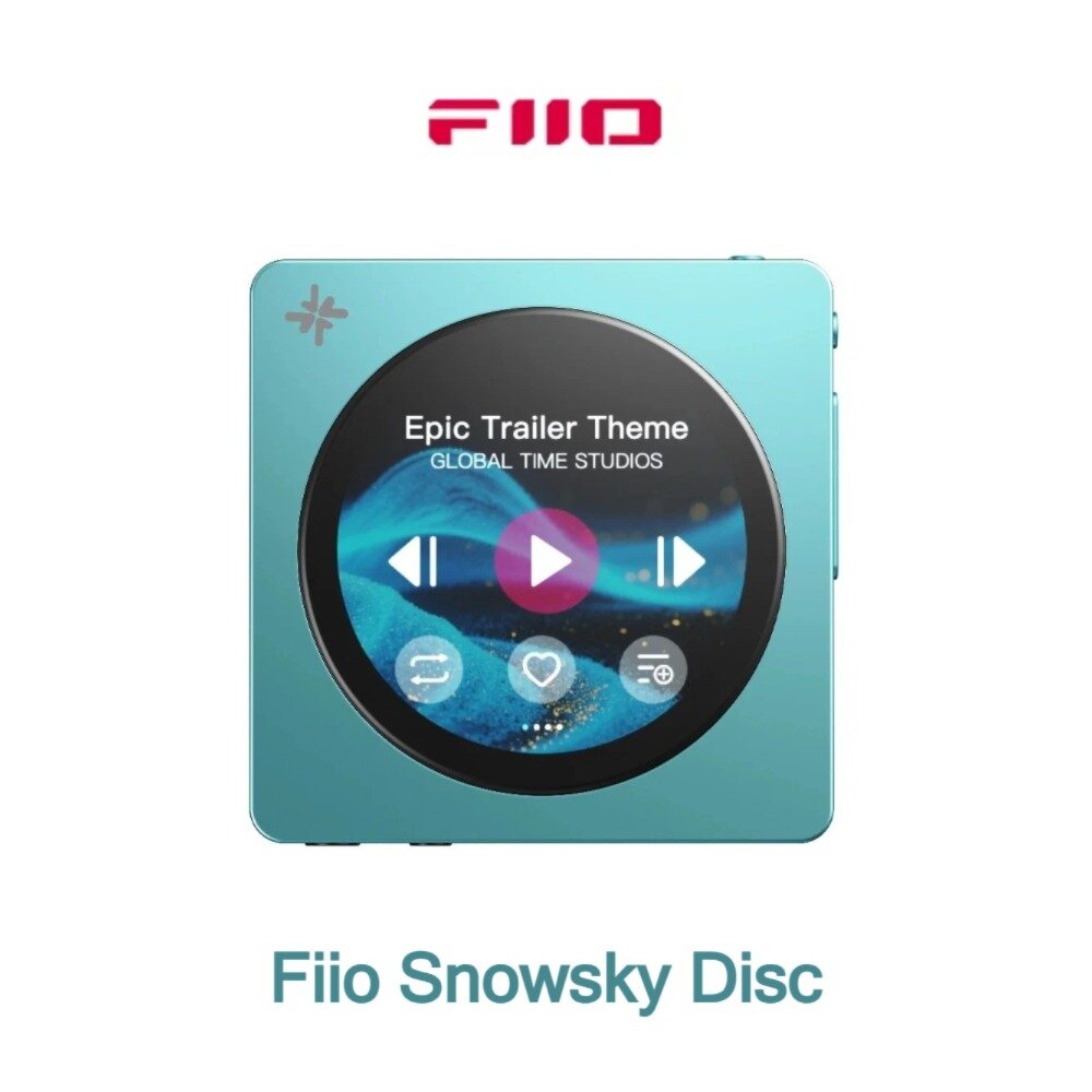 Fiio Snowsky Disc Портативный музыкальный плеер 2T TF Hi-Res HIFI Качество звука Bluetooth5.4 WiFi Поддержка MP3 SPDIF